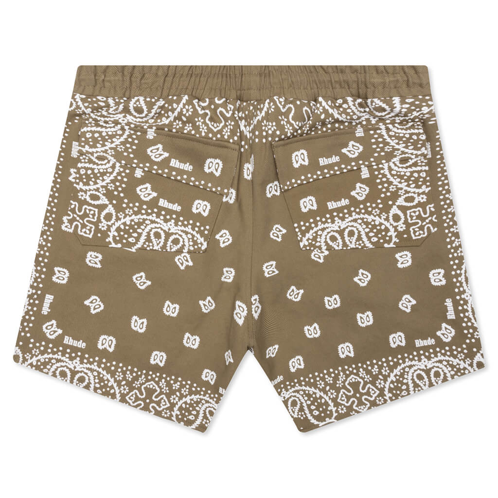 Bandana Shorts - Khaki – Feature