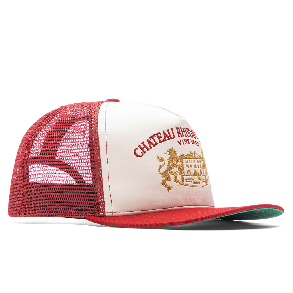 Cellier Hat - Red/Cream – Feature