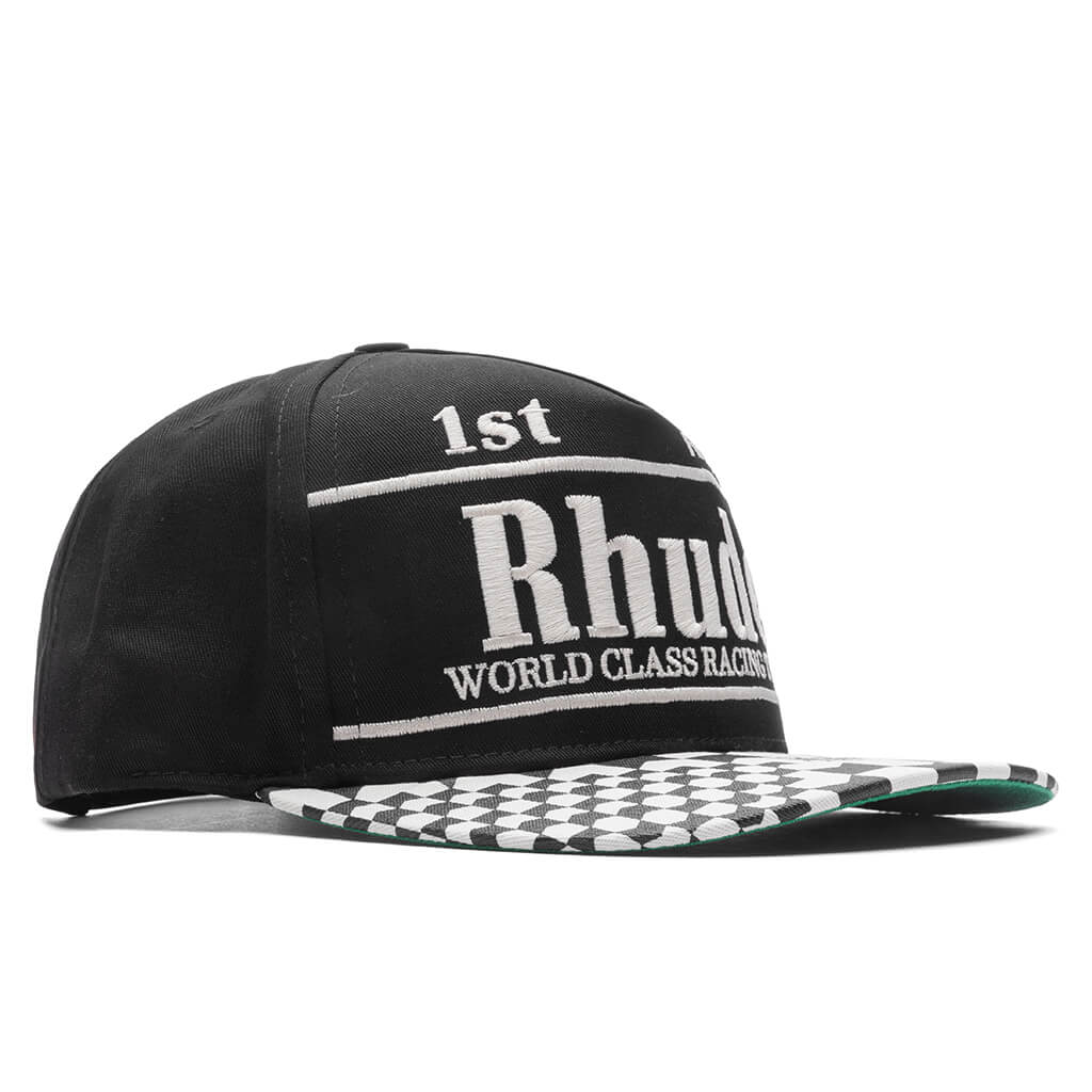 Finish Line Hat - Black/White – Feature