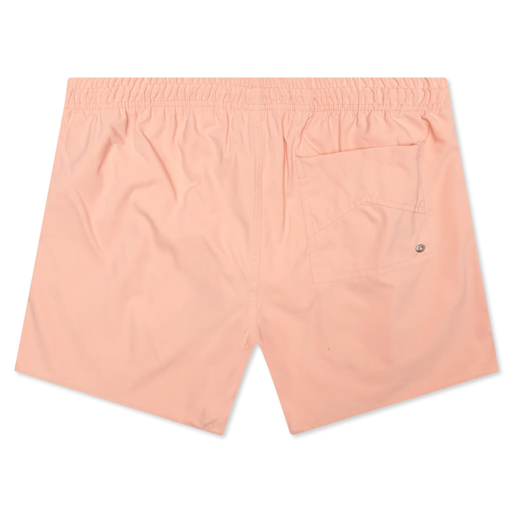 Logo Swim Trunks - Salmon Pink – Feature