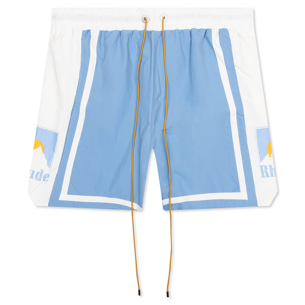 Rhude Moonlight Short - Powder Blue/Off White – Feature