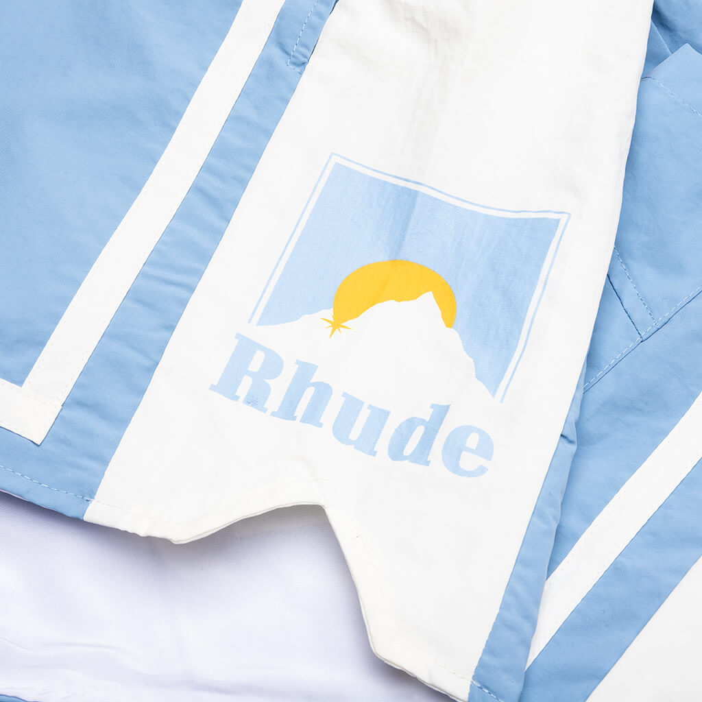 Rhude Moonlight Short - Powder Blue/Off White – Feature