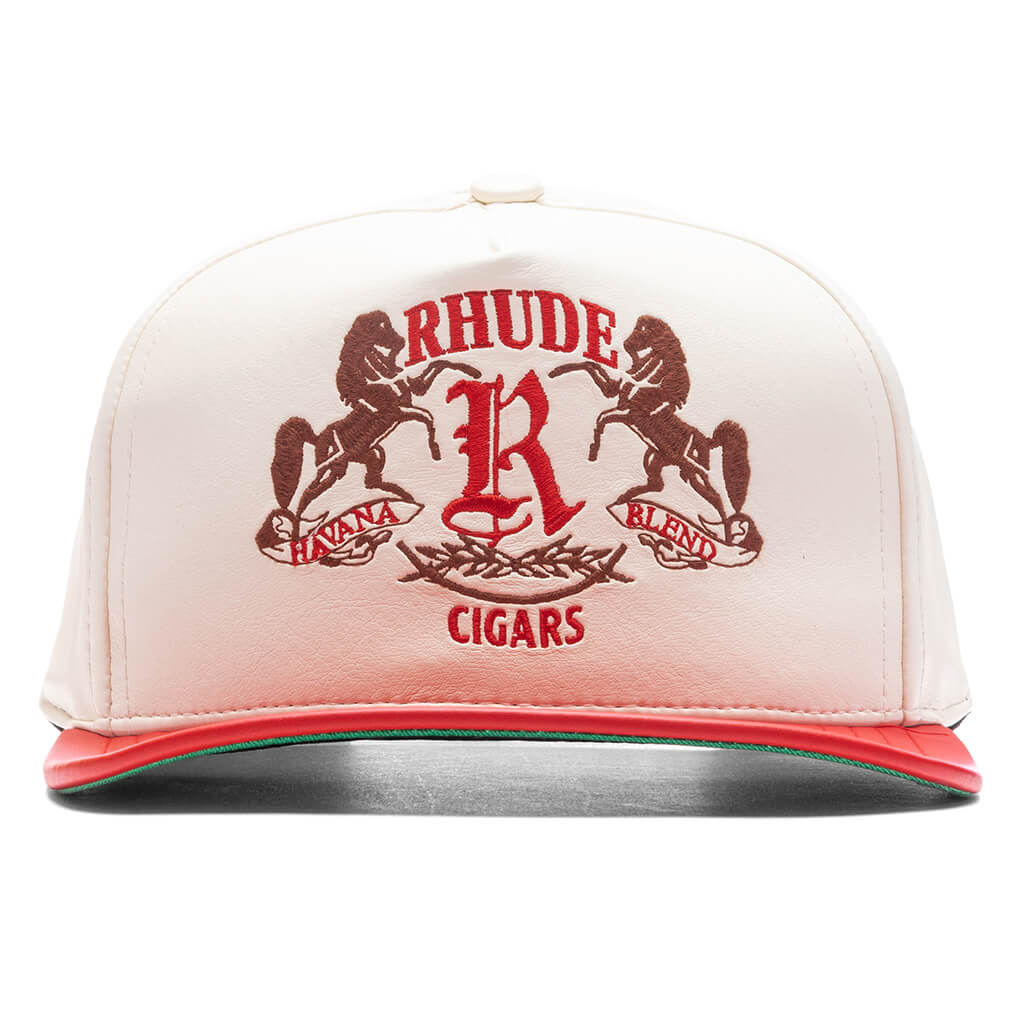 Roccia Cigar Hat - Cream/Red – Feature