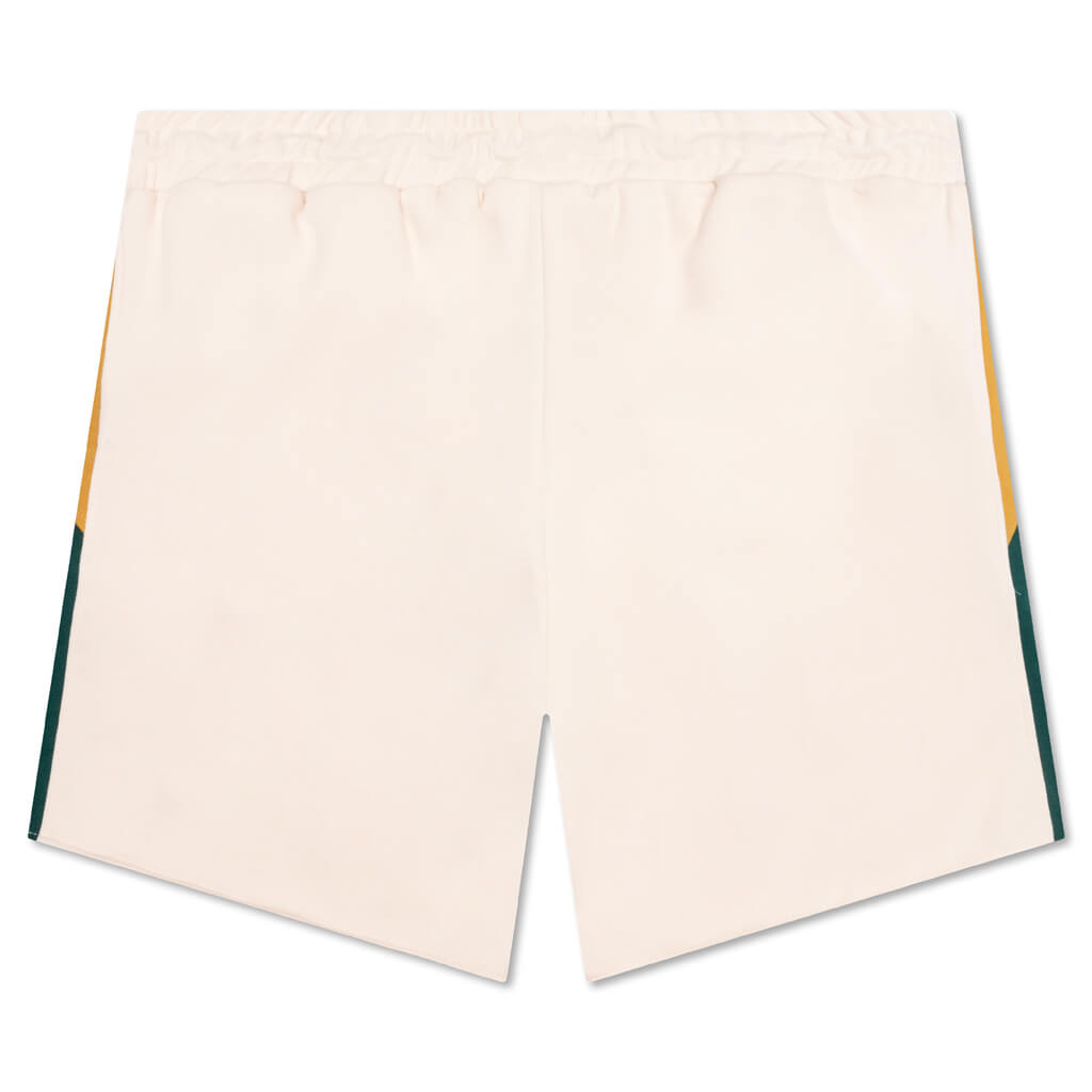 Tan Whinston Crest Short - Creme/Multi – Feature