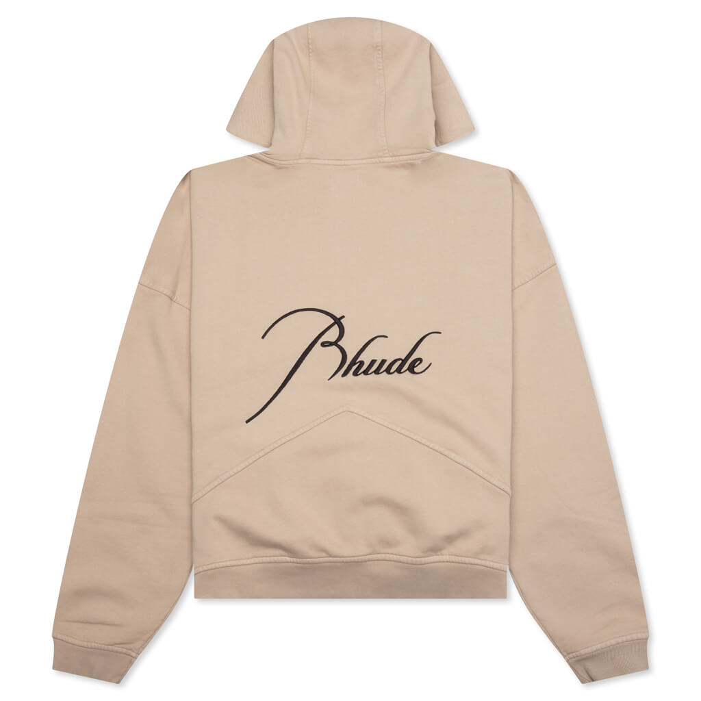 Zip Up Hoodie - Sand – Feature