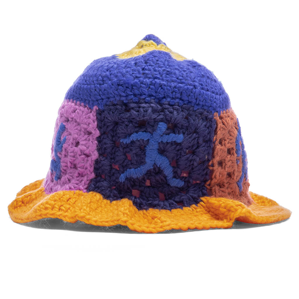 Running Man Crochet Hat - Multi – Feature