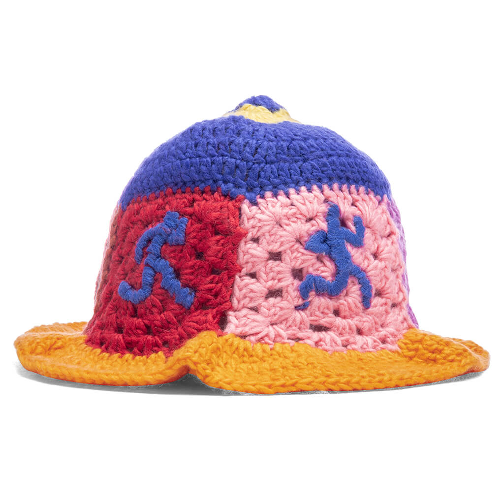 Running Man Crochet Hat - Multi – Feature
