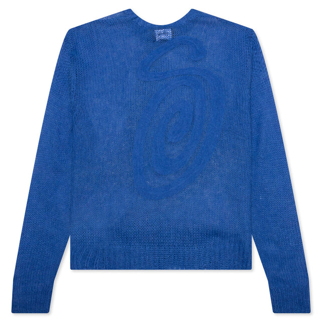 S Loose Knit Sweater - Blue – Feature