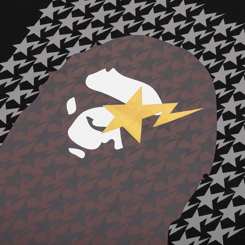 STA Houndstooth Ape Head Tee - Black/Brown – Feature