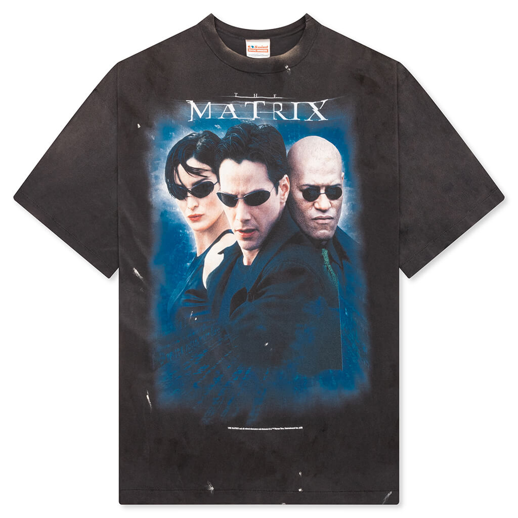 Saint M6 x The Matrix White Logo S/S Tee - Black – Feature