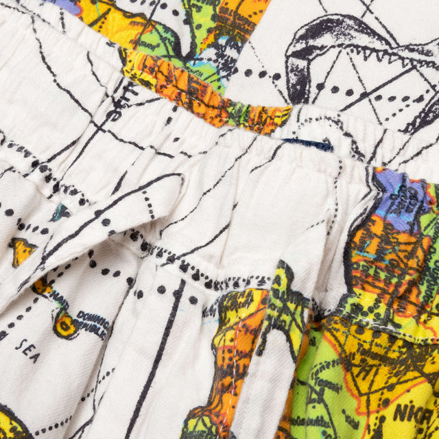 Saint Michael x Dr. Woo World Map Pajama Pant Map - White – Feature