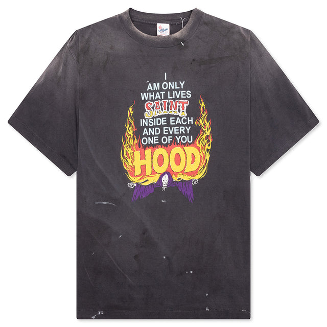 Saint Michael x Neighborhood Mx6 STHD Hood S/S Shirt - Black – Feature
