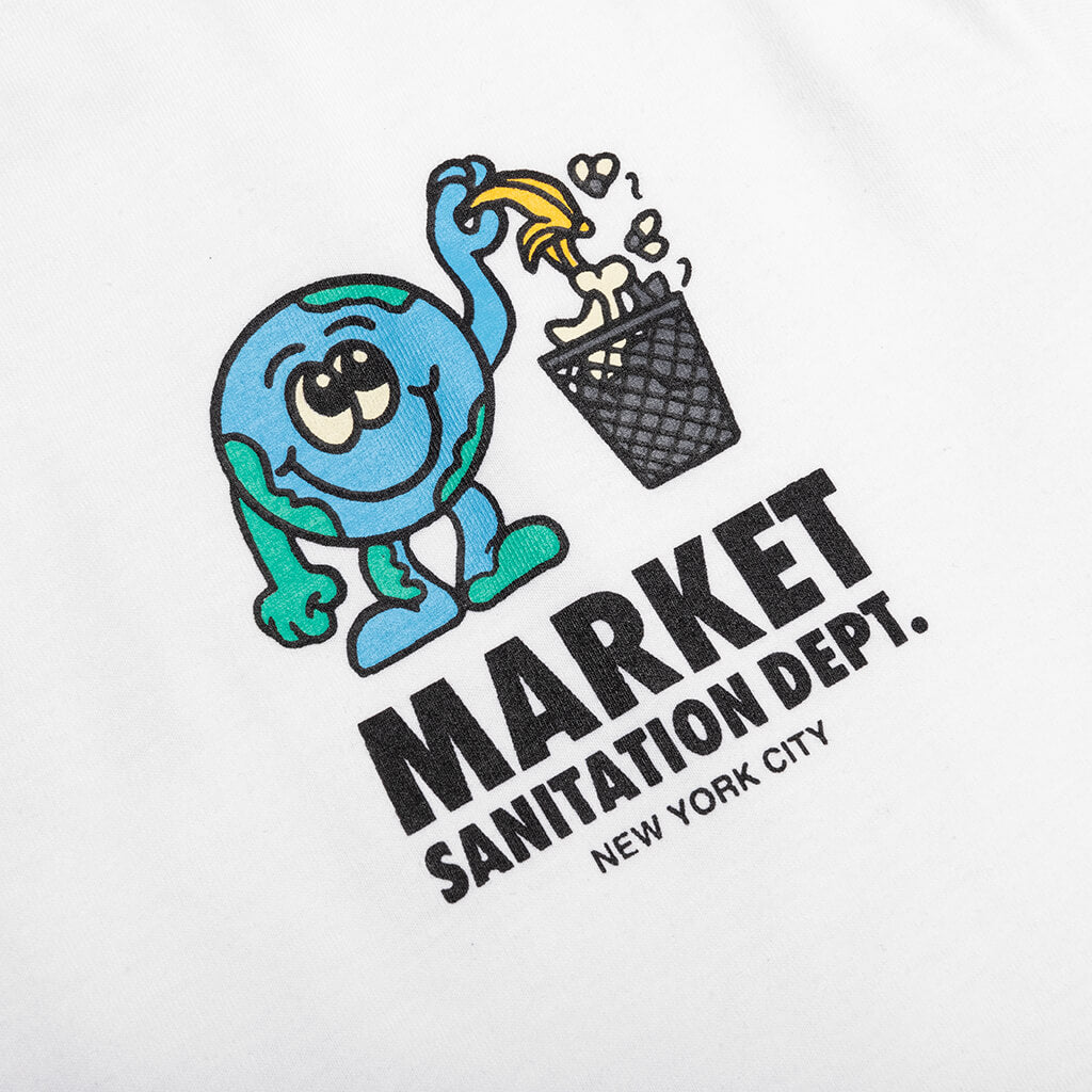 Sanitation Dept T-Shirt - White – Feature