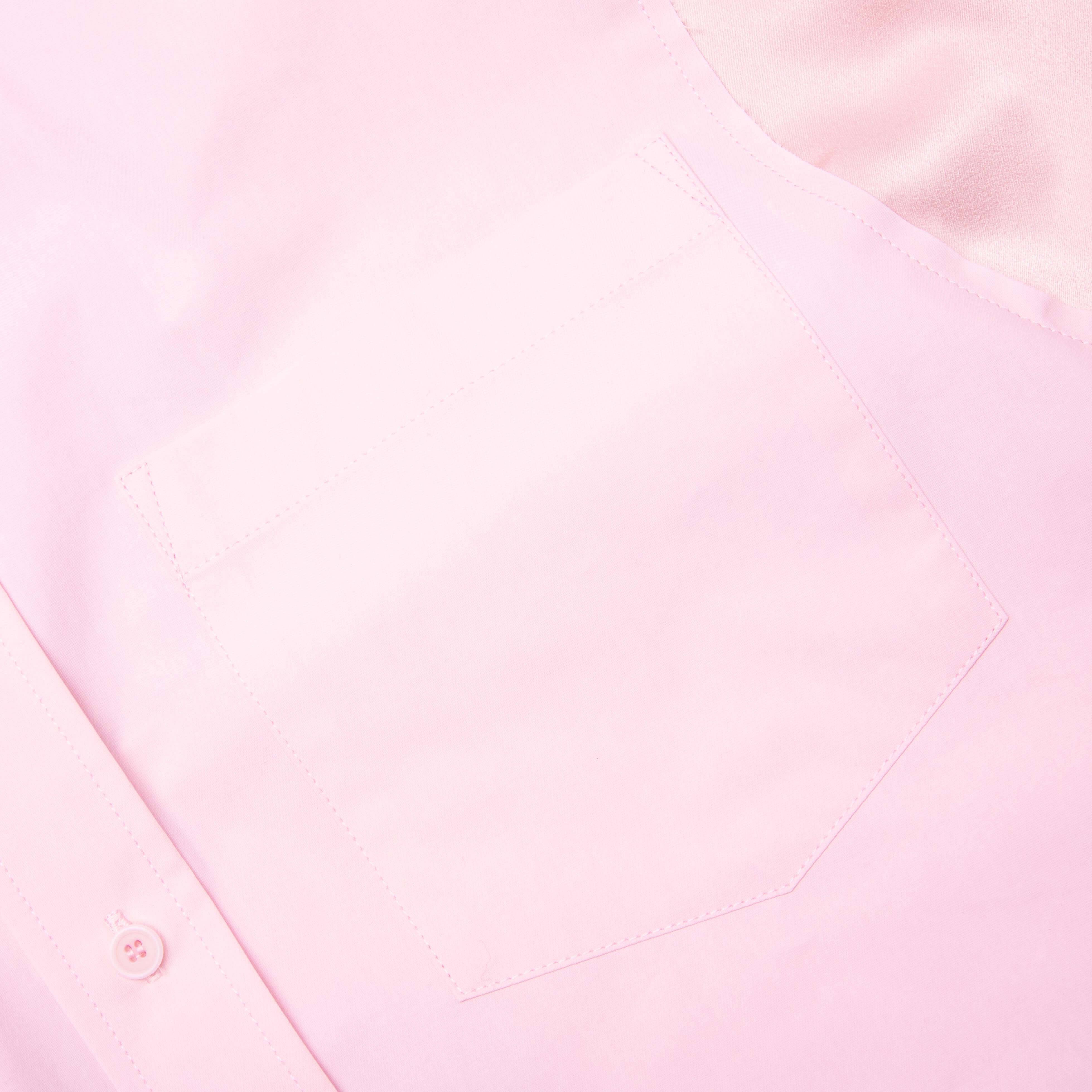 Satin Insert Shirt - Rose Pink – Feature