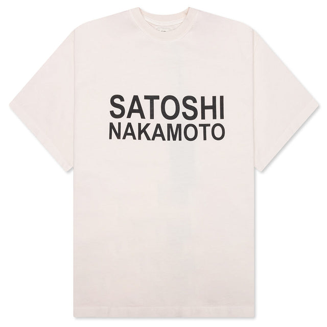 Satoshi Logo Tee - White – Feature
