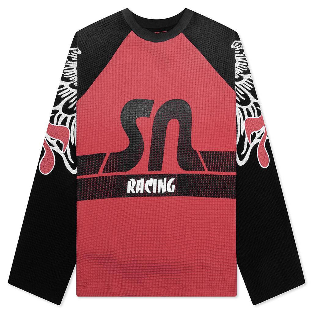 Satoshi Wings L/S - Red – Feature