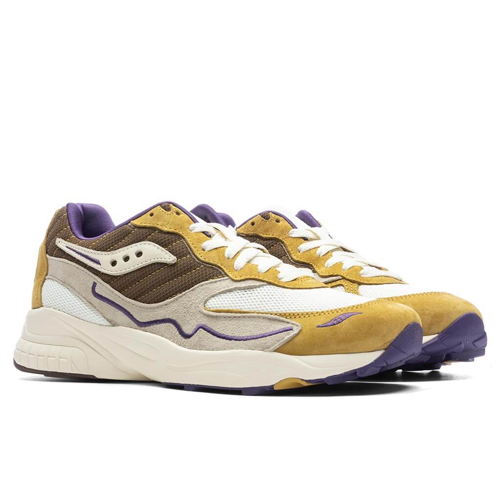 Saucony x Claima 3D Grid Hurricane - Gold/Cream – Feature