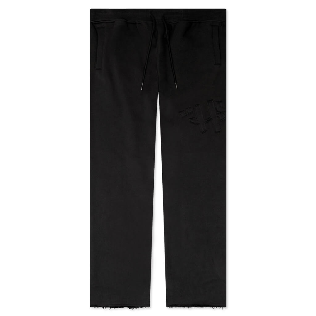 Script Embroidered Sweats - Black – Feature