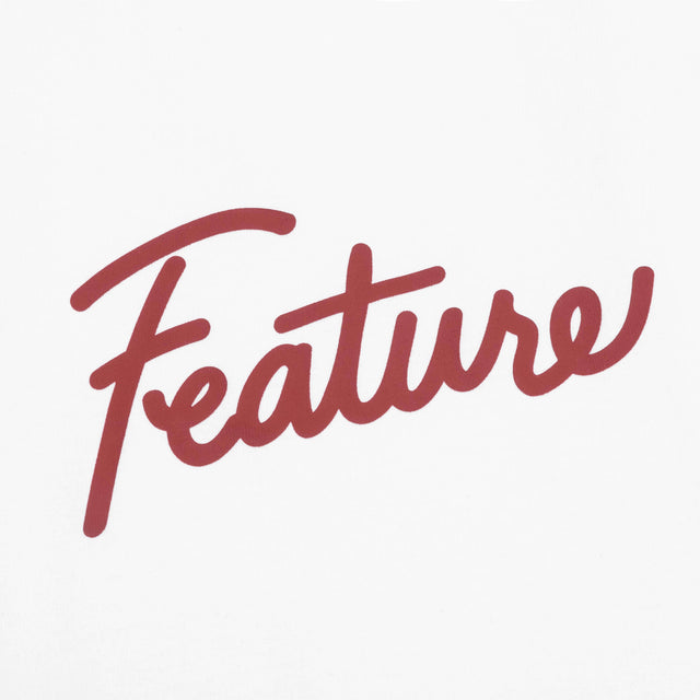 Script Tee - Optic White – Feature