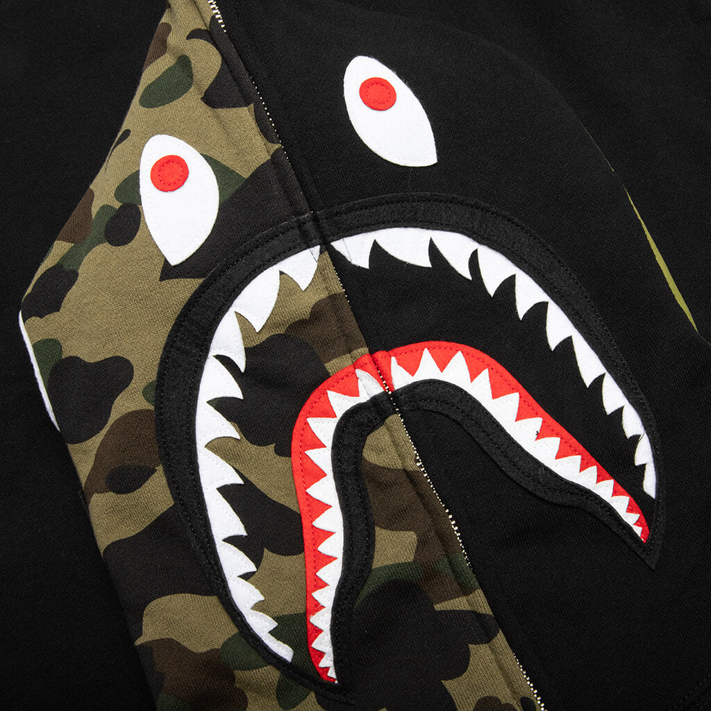 Shark Full Zip Hoodie - Black – Feature