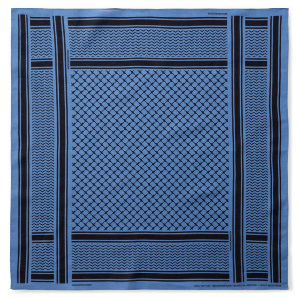Shemagh Pattern Bandana - Blue – Feature