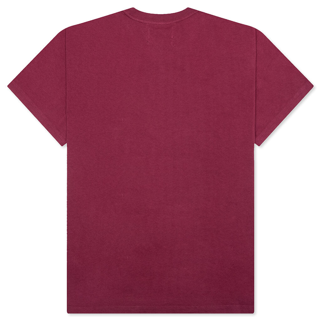Shimmer Tee - Maroon – Feature