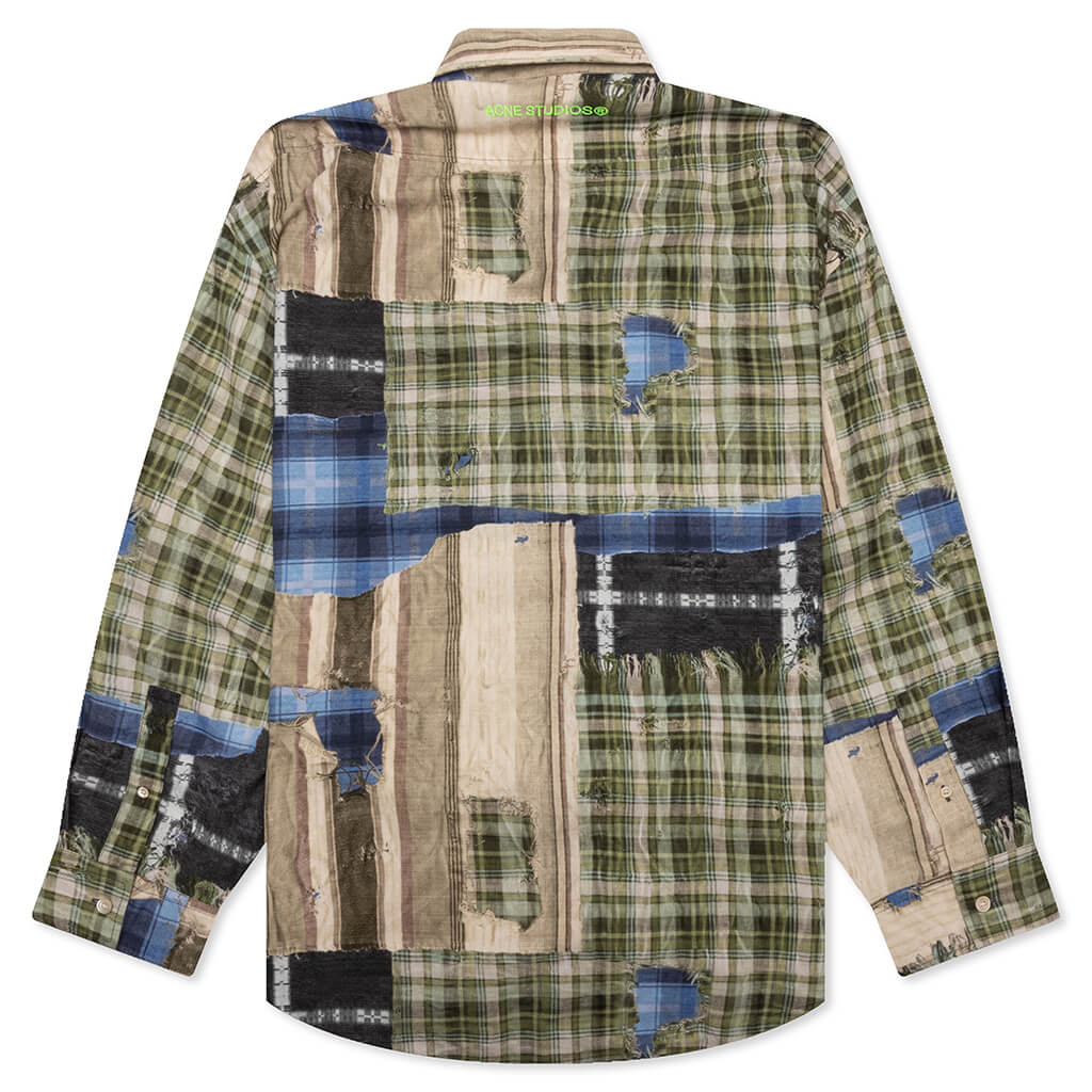 Patchwork Flannel - Green/Multi – Feature