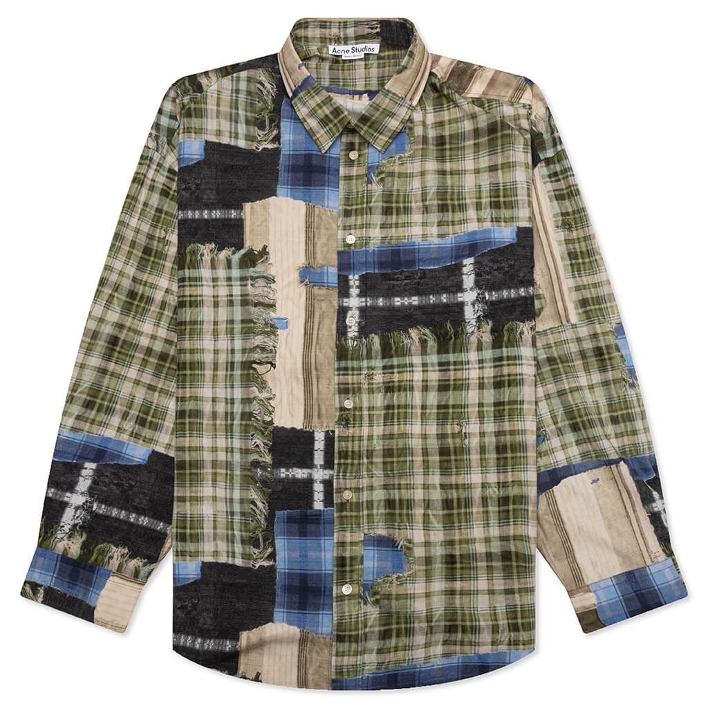 Patchwork Flannel - Green/Multi – Feature