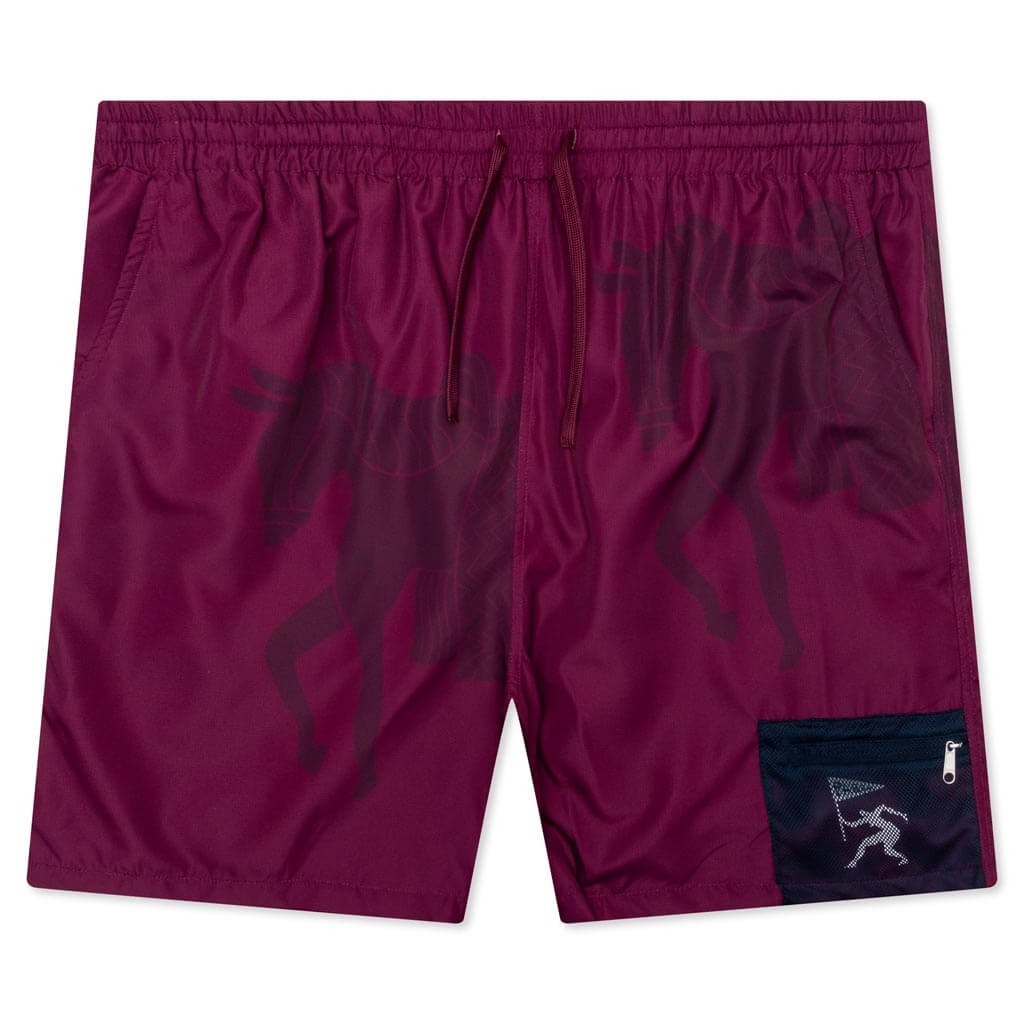 Short Horse Shorts - Tyrian Purple – Feature