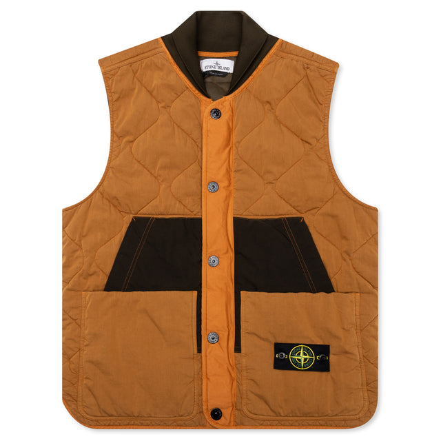 Quilted Vest - Rust – Feature