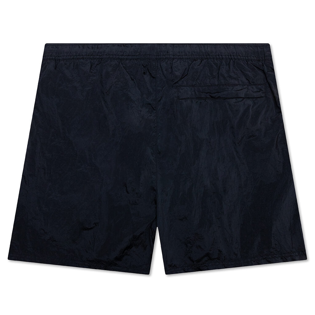 Nylon Metal Shorts - Navy Blue – Feature