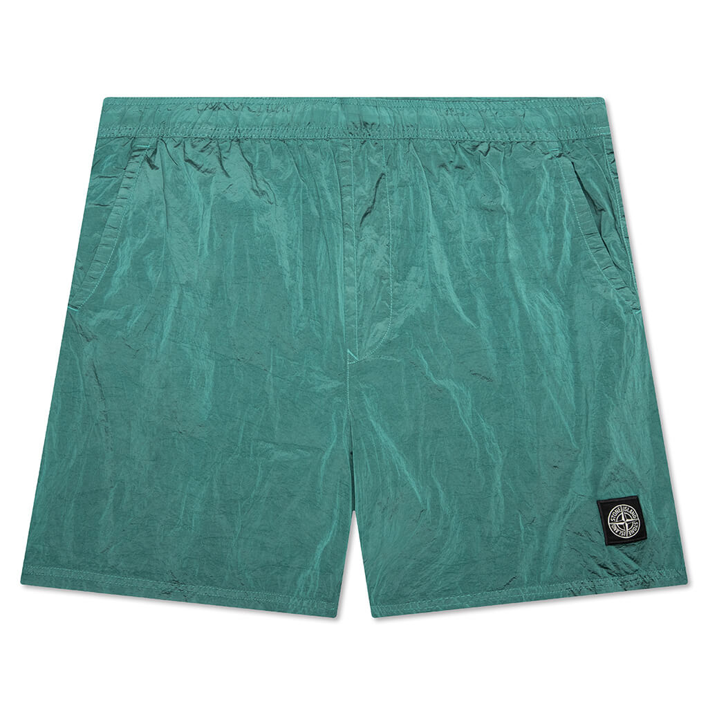 Nylon Metal Shorts - Turquoise – Feature