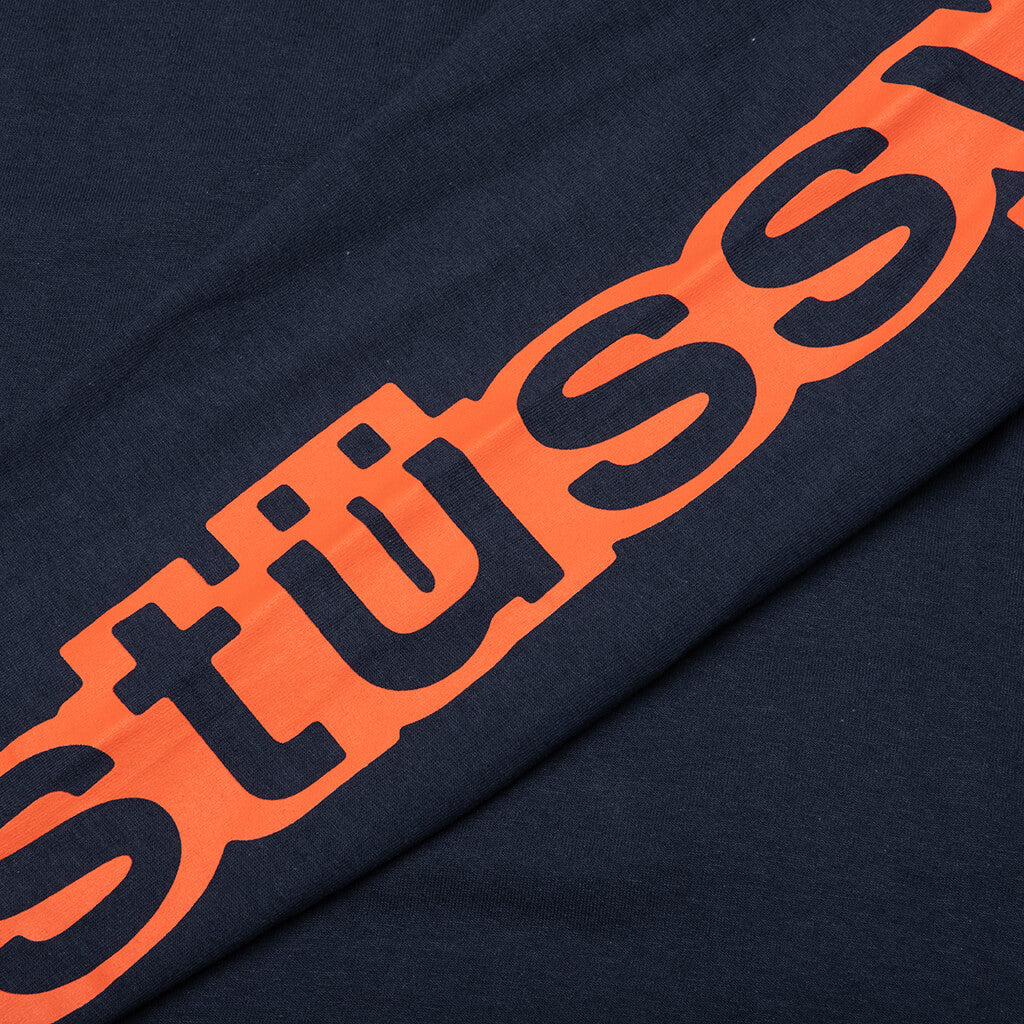 Sideways L/S Tee - Navy – Feature