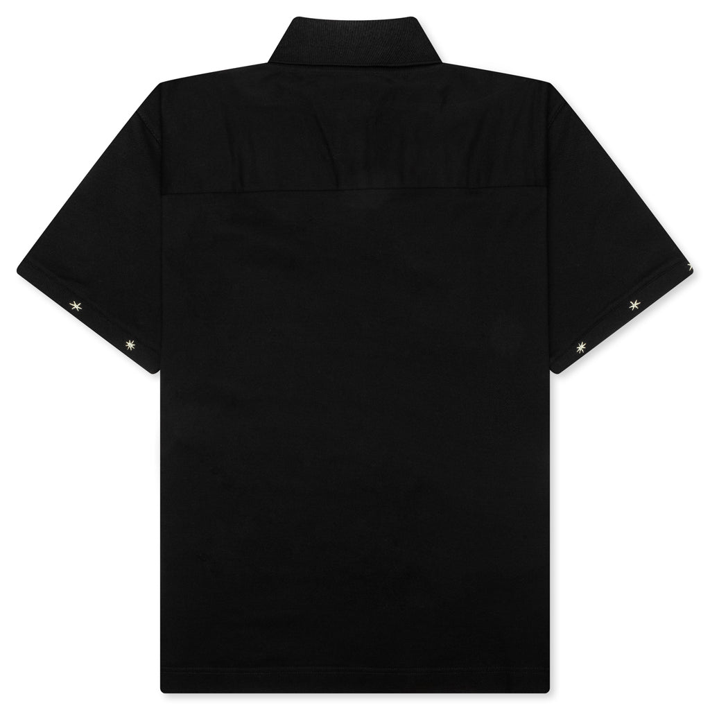 Silk Base Polo - Black – Feature