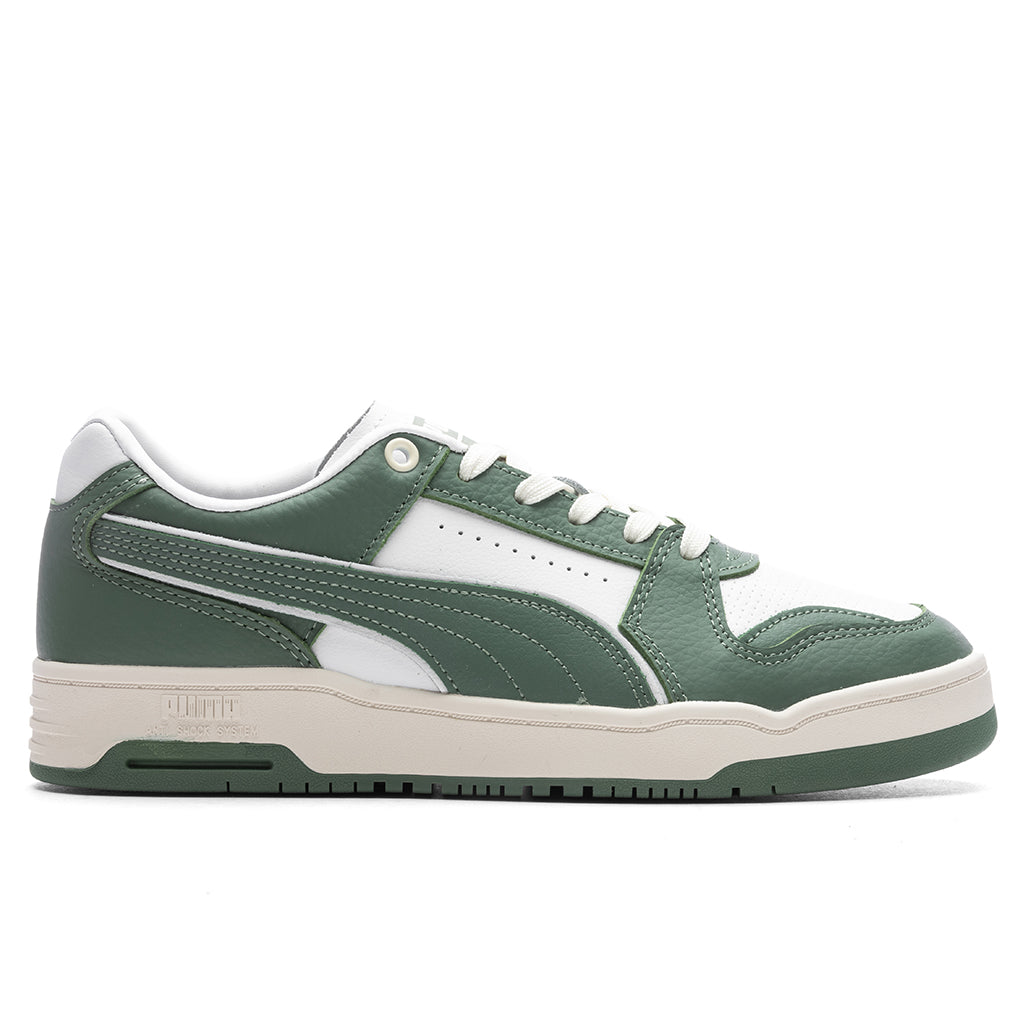 Slipstream Lo Vintage - White/Eucalyptus – Feature