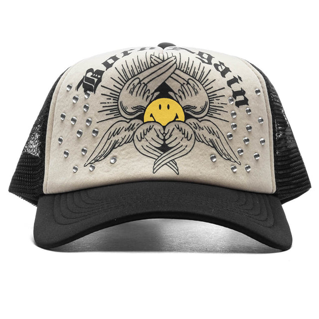 Smiley Born Again Trucker Hat - Multi – Feature