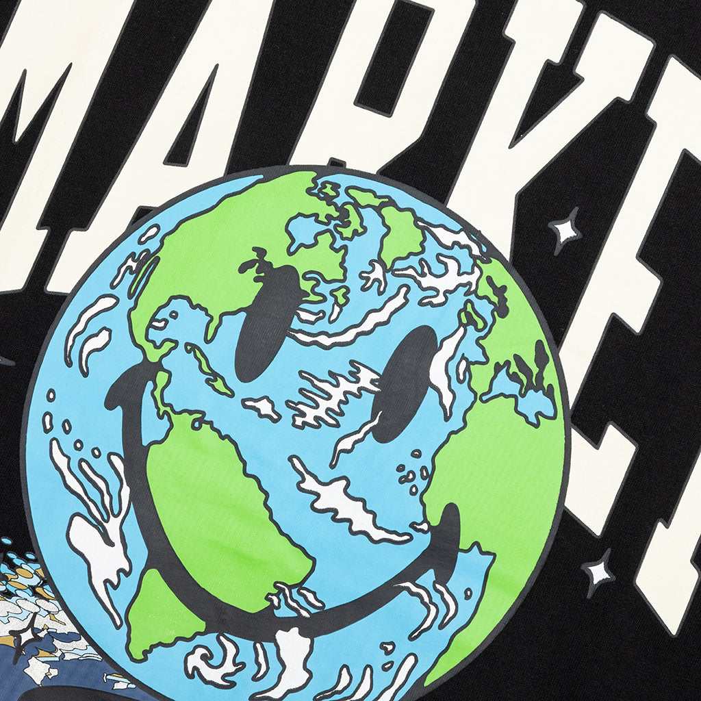 Smiley Galaxy T-Shirt - Black – Feature