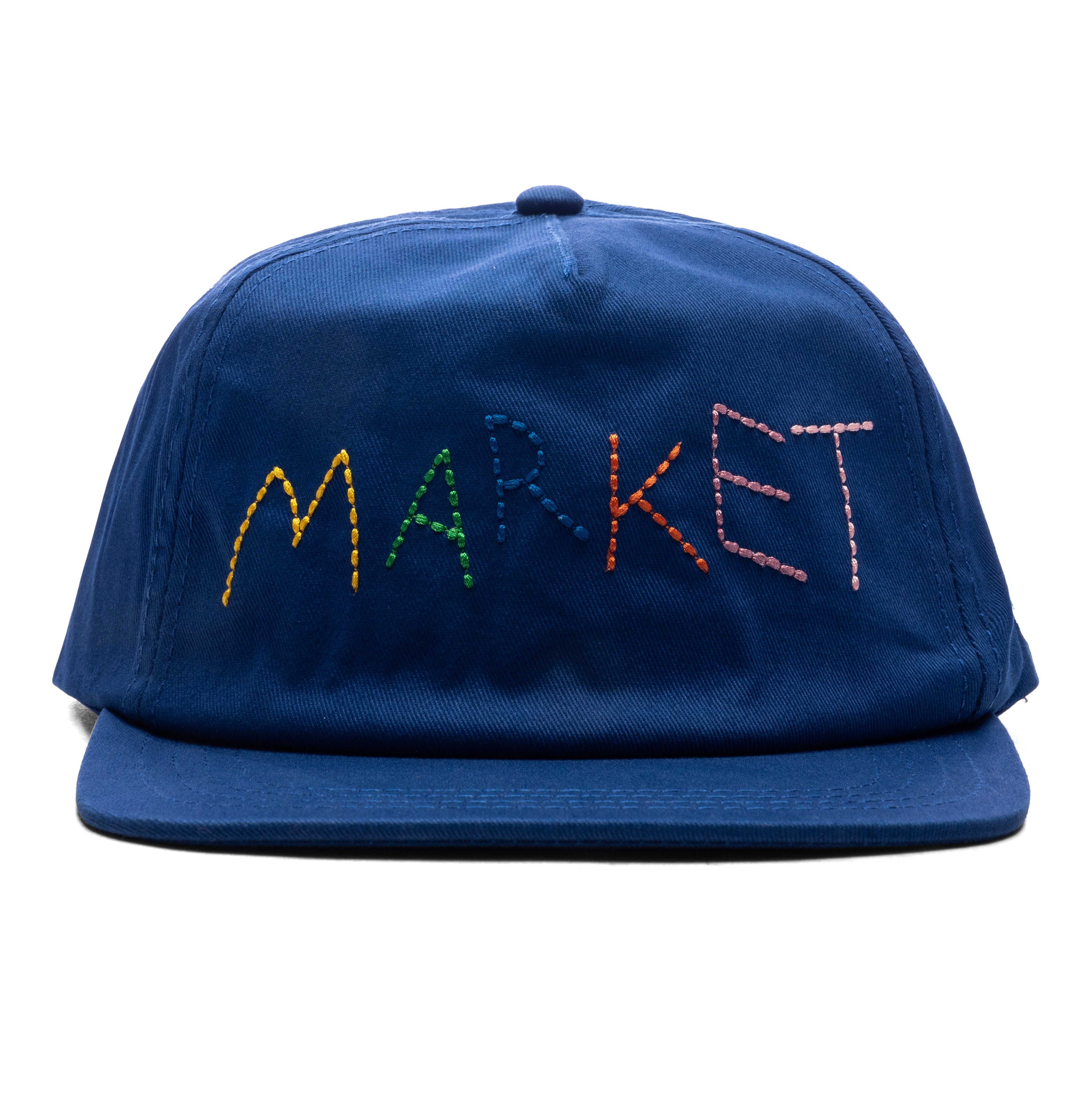 Soft Stitch 5-Panel Hat - Egyptian Blue – Feature