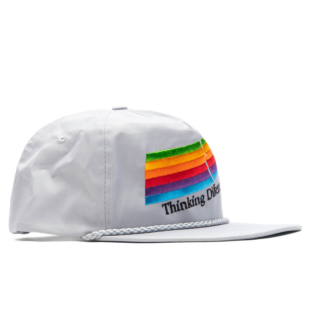 Spectrum Hat with Rainbow - Grey – Feature