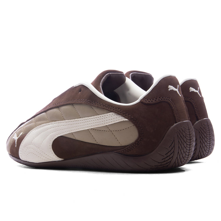 Speedcat Plus Quilted - Espresso Brown/Warm White – Feature