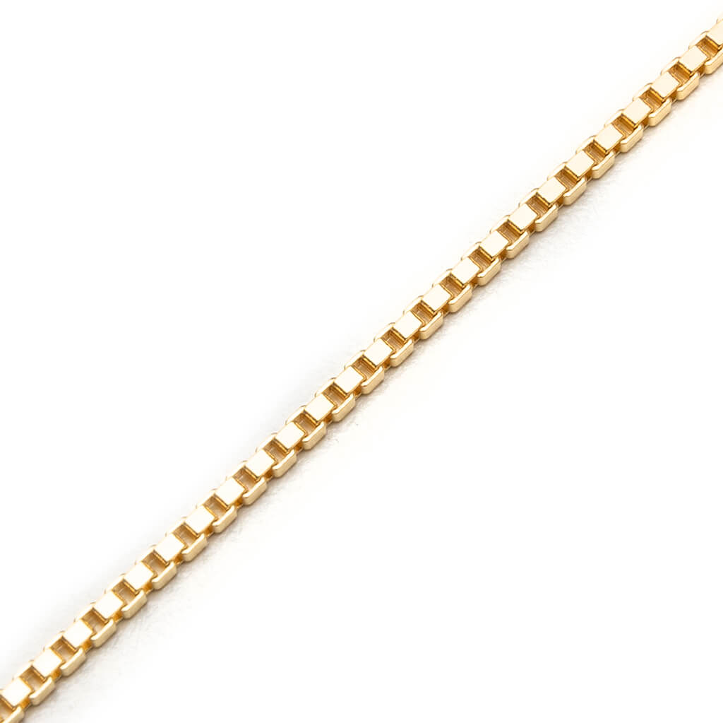 Square Chain Gold - 925 Sterling Silver/9K Gold – Feature