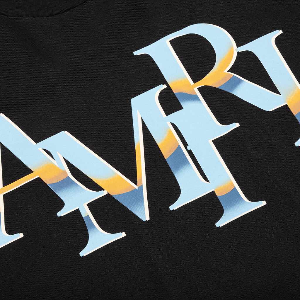 Staggered Chrome Tee - Black – Feature