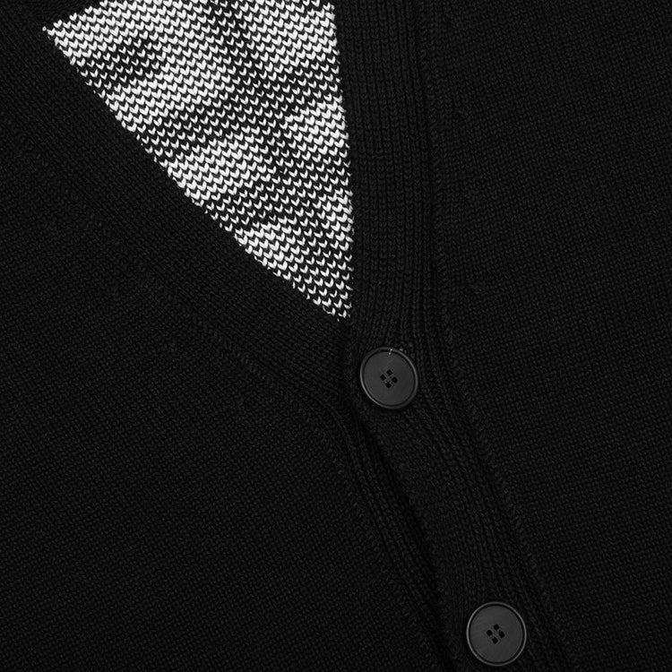 Star Embroidered 4G Logo Cardigan - Black/White – Feature