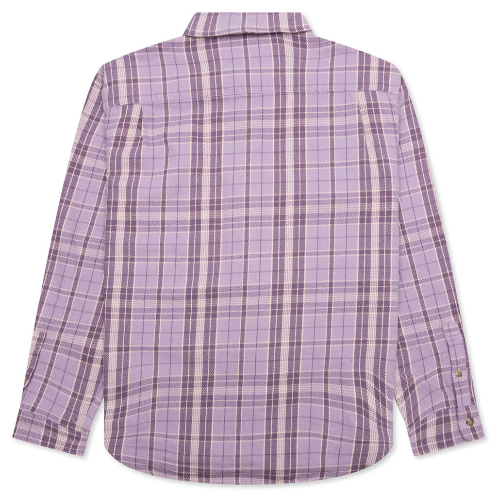 Stones Plaid Shirt - Lavender – Feature