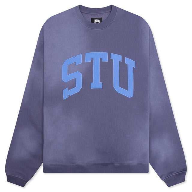 Stu Applique Crew - Blue – Feature