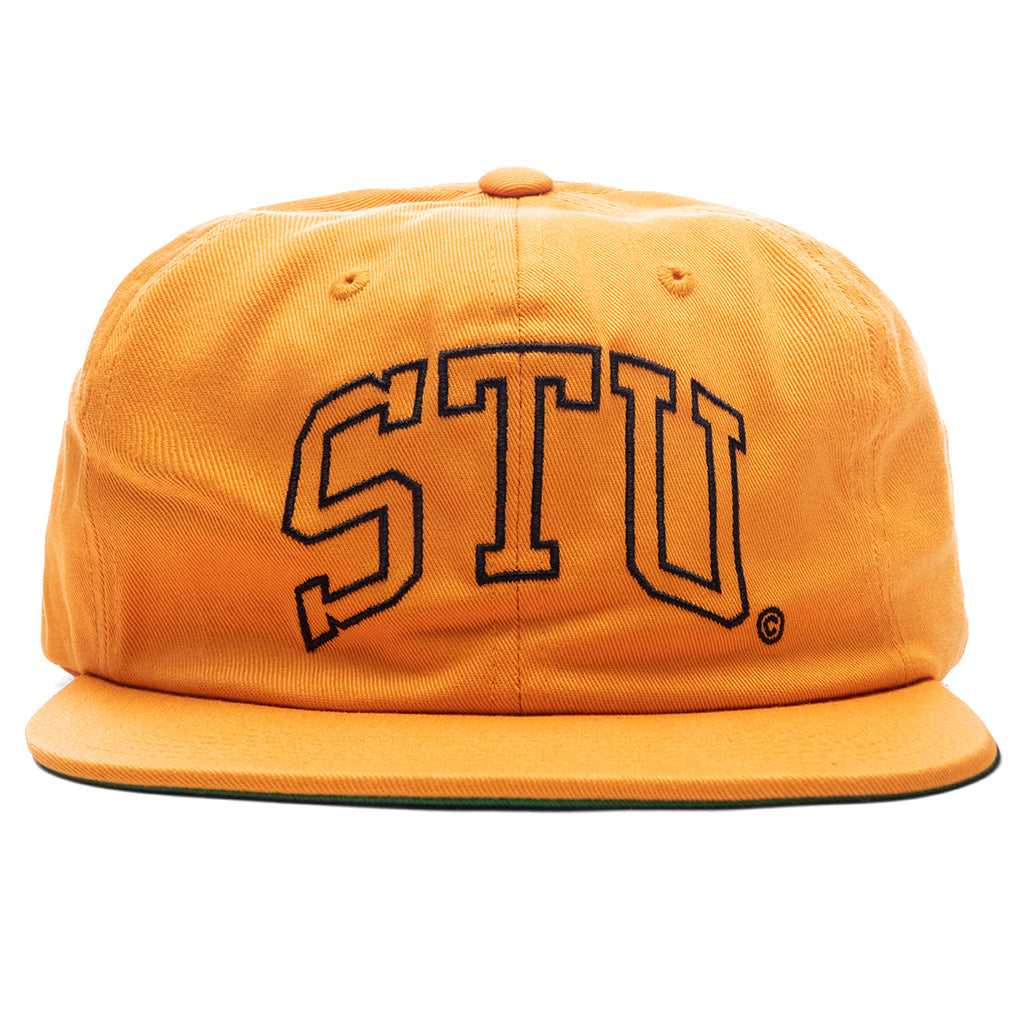 Stu Arch Strapback Cap - Uni Gold – Feature
