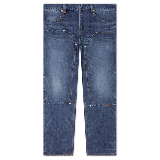Studded Carpenter Pants - Blue – Feature