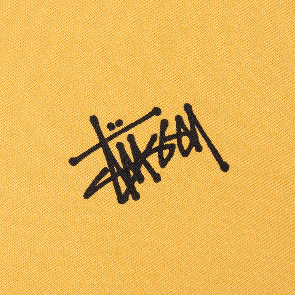 Basic Stussy Pigment Dyed Crew - Honey – Feature