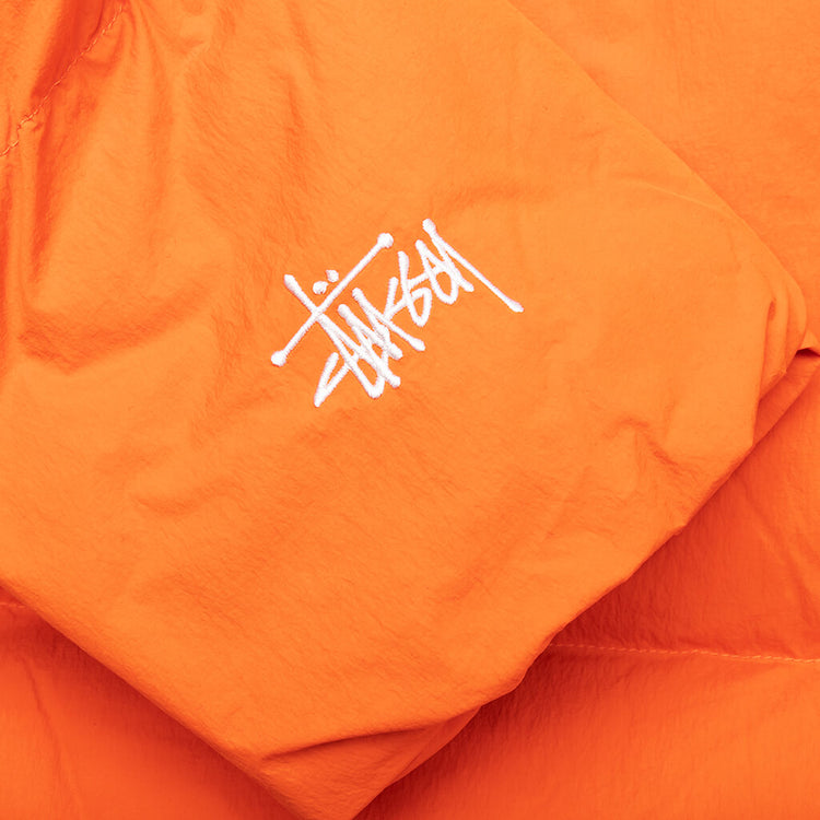 Nylon Down Puffer - Orange – Feature