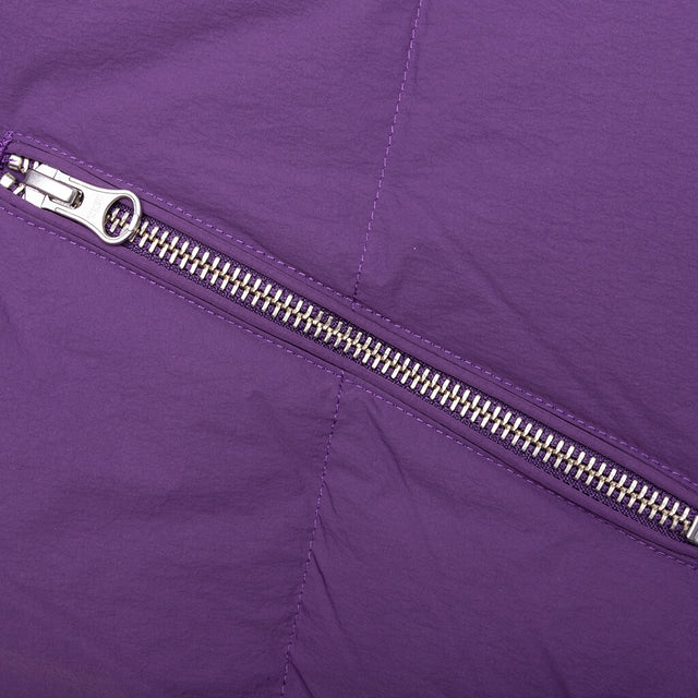 Nylon Down Puffer - Purple – Feature